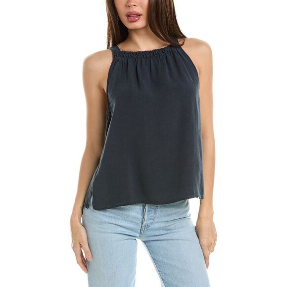 Bella Dahl | Tops | Bella Dahl Shirred Halter Top | Poshmark